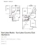 Sun Lakes Country Club Floorplans | Sun Lakes Realty