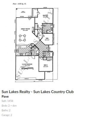 Sun Lakes Country Club Floorplans | Sun Lakes Realty