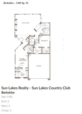 Sun Lakes Country Club Floorplans | Sun Lakes Realty