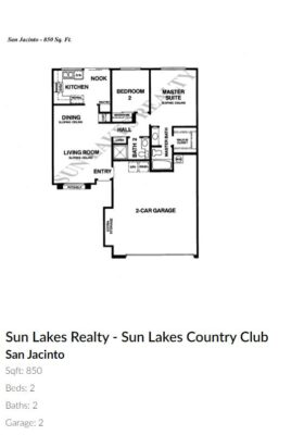 Sun Lakes Country Club Floorplans | Sun Lakes Realty