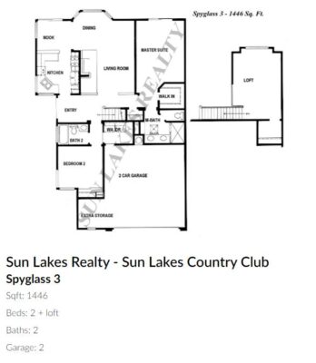 Sun Lakes Country Club Floorplans | Sun Lakes Realty