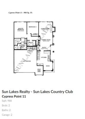 Sun Lakes Country Club Floorplans | Sun Lakes Realty